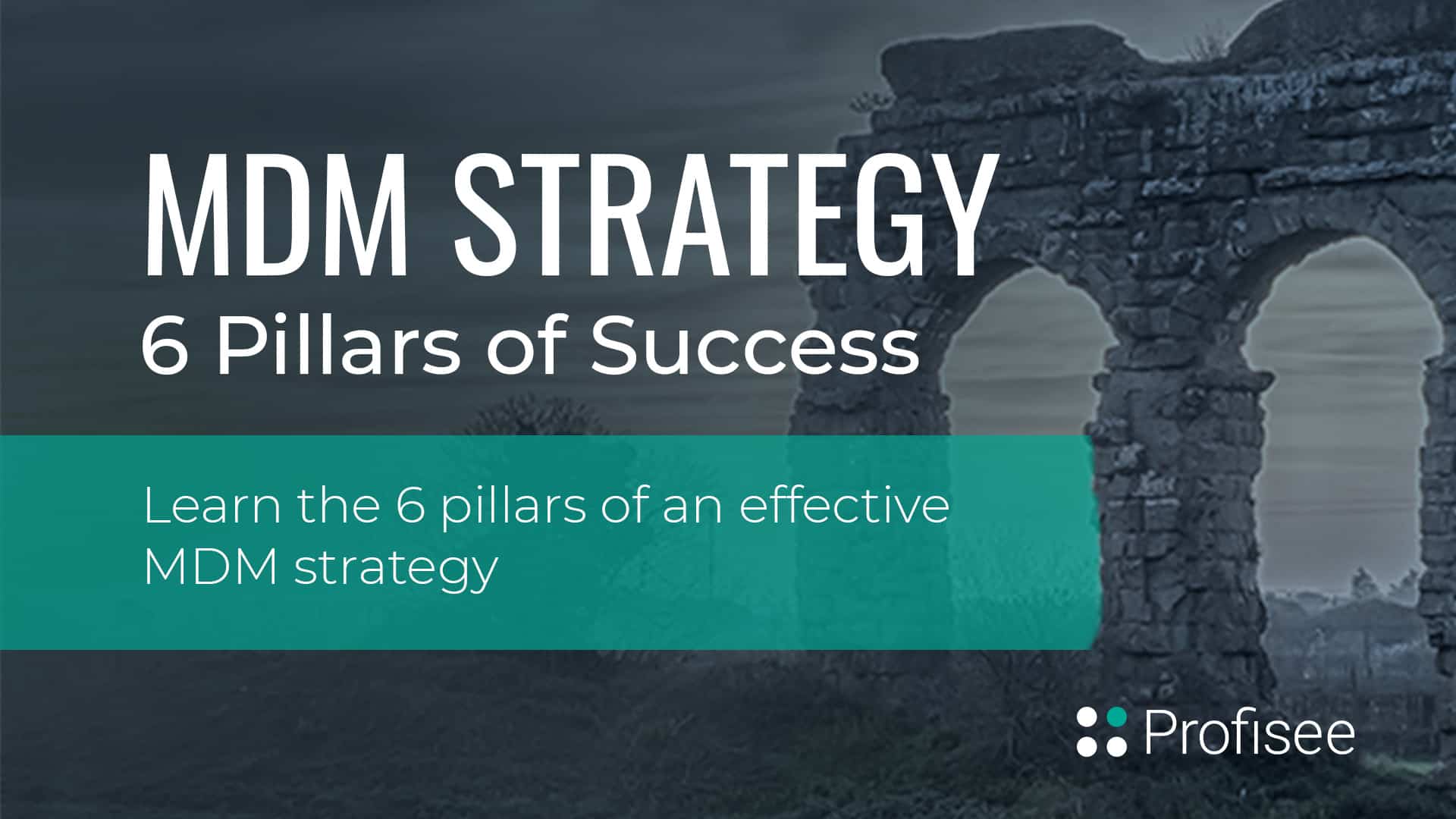 MDM Strategy - 6 Pillars for Success: Governance • Profisee