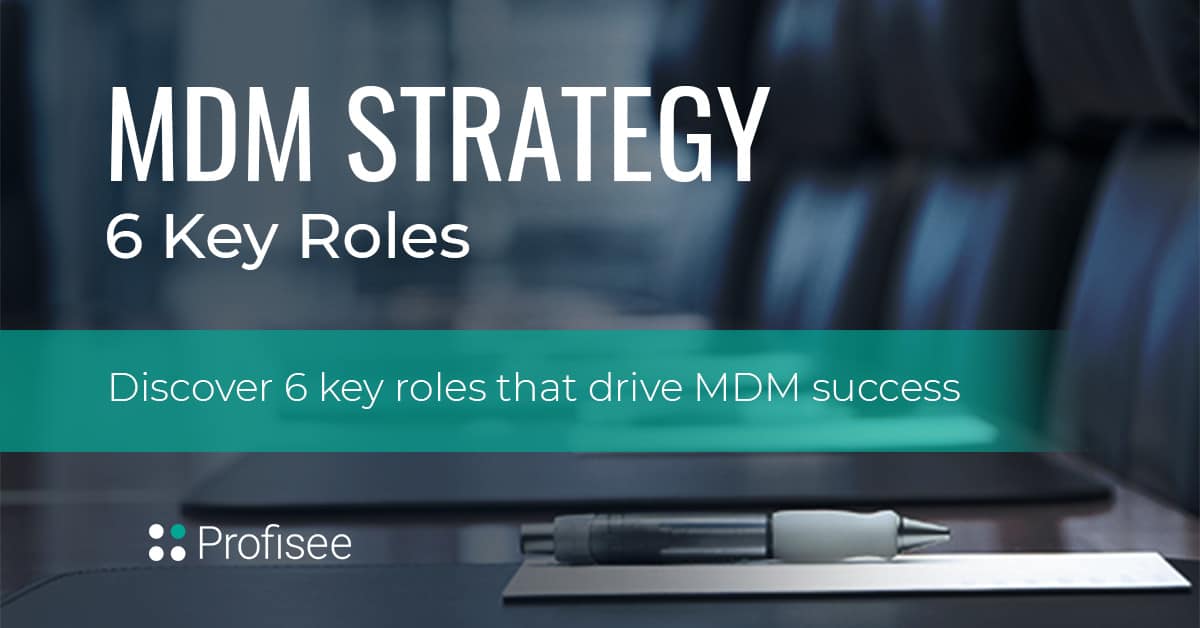 MDM Strategy - 6 Key Roles • Profisee